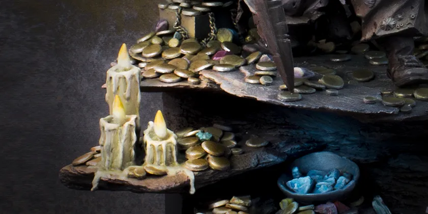 How To Make Miniature Candles For Your Figures.